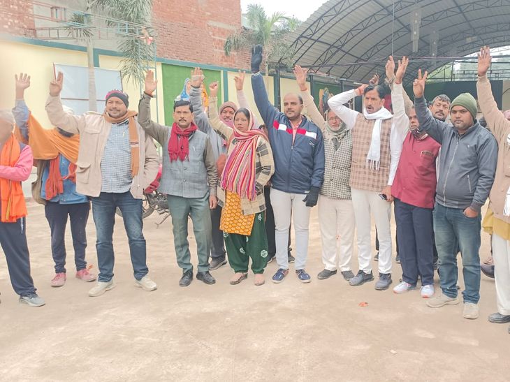 BJP workers protest against the nomination of Mandal president | भाजपा ...