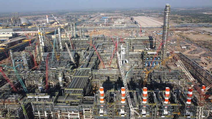 After 90% completion of the mother plant of Petro Chemical Complex, the ...