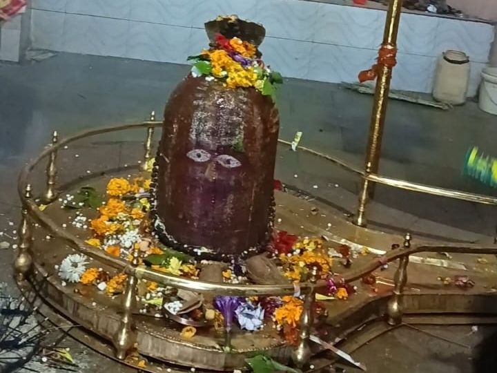 Crowd gathered at Shiva cave temple in Tyonda | त्योंदा में शिव गुफा ...