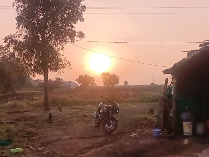 The night temperature in Manawar dropped to 6 degrees | मनावर में रात ...