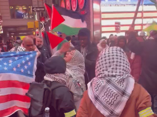 US Israel Protest | NYC Times Square Intifada Protest Photos Update ...