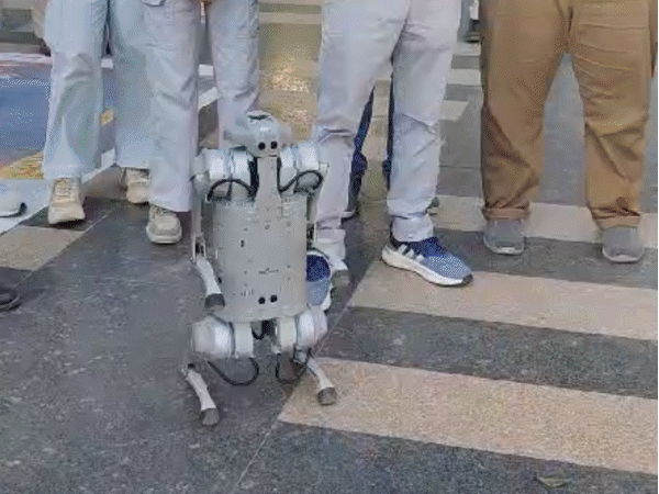 Modified Chinese technology, robot started saying Namaste