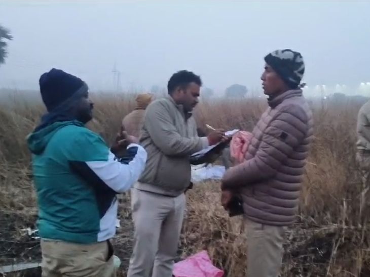 A rotten dead body was found in a bush in Buxar | बक्सर में झाड़ी से ...