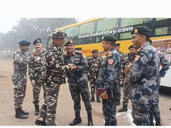 SSB DG inspected India-Nepal border | भारत-नेपाल सीमा का एसएसबी डीजी ने ...