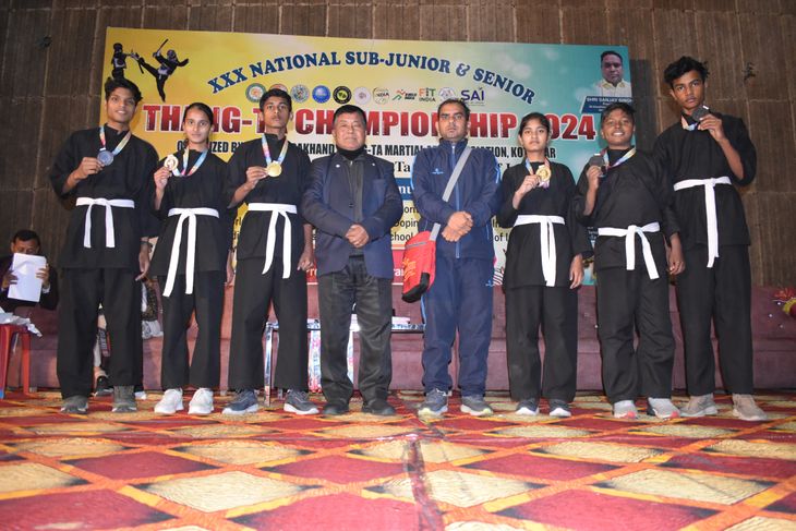 East Champaran got 2 gold, 1 silver and 4 bronze medals in National Thangta Martial Arts ...