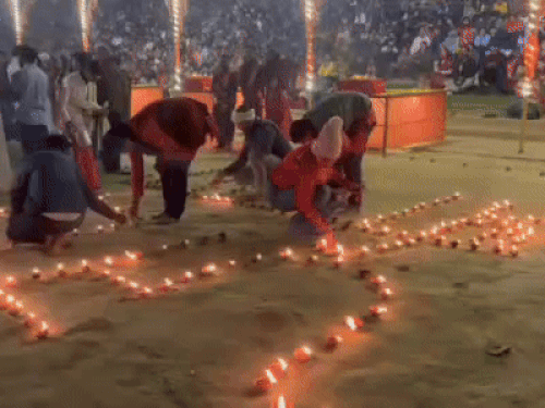 Celebration in Varanasi on the first anniversary of Ram Mandir | राम ...
