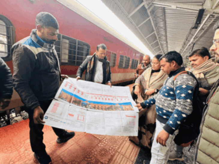 MP Sandhya Rai inspected Bhind railway station | सांसद राय बोलीं ...