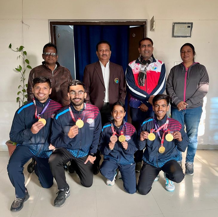 Pranay and Pankaj won four gold medals in the university mallakhamb ...