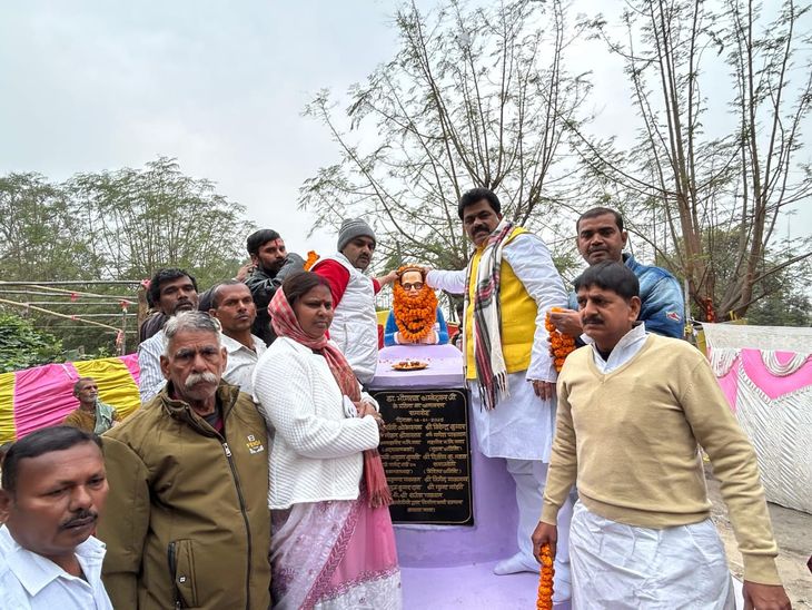 Unveiling of Baba Saheb's statue