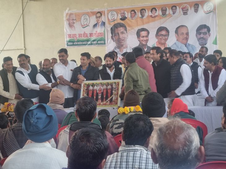 Congress state president Jeetu Patwari's visit to Garoth | कांग्रेस ...