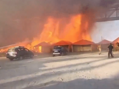 Mahakumbh Fire Accident Photos; UP Police Guerrilla Pattern | NDRF SDRF ...