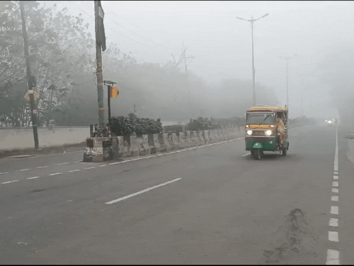 500 meter visibility due to fog in Saharanpur | सहारनपुर में कोहरे से ...
