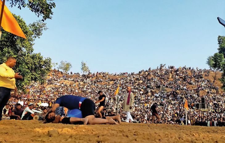 Arvind defeated Mane wrestler and won Dangal Kesari honour | अरविंद्र ...