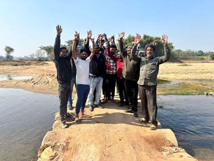 PCC road is dilapidated after only two years of its construction ...