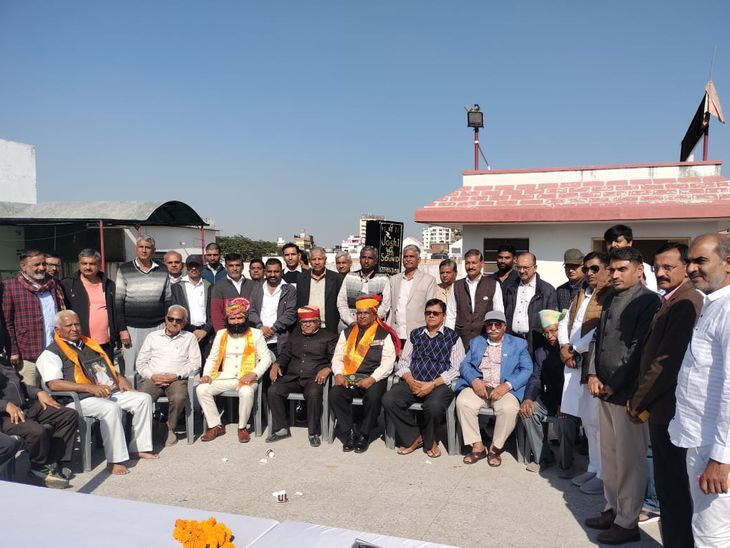 Rajasthan News, The flag was hoisted on Republic Day in the building of ...