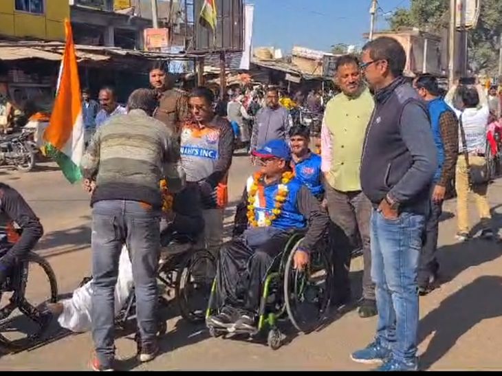 First National Wheelchair Cricket Tournament in Prithvipur of Niwari ...