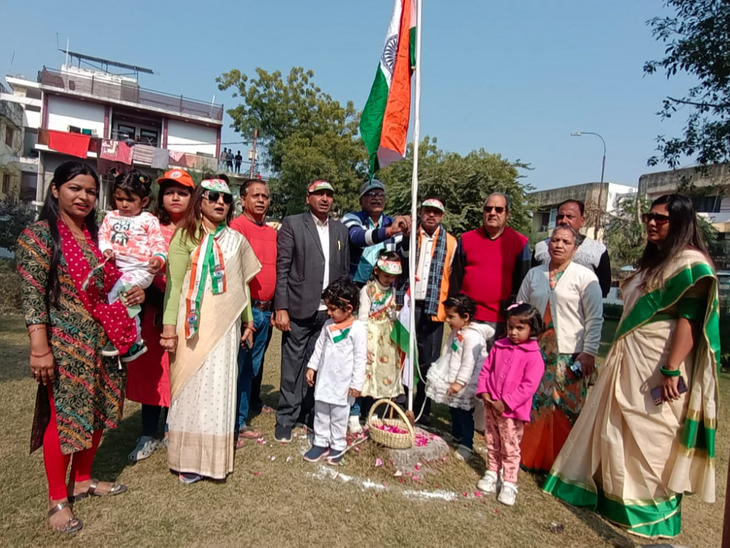 Republic Day was celebrated with great pomp in Nehru Enclave Lucknow ...