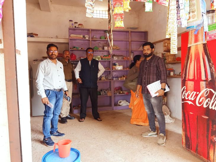 The team took action against seven shops in Magarlod under the Kotpa Act
