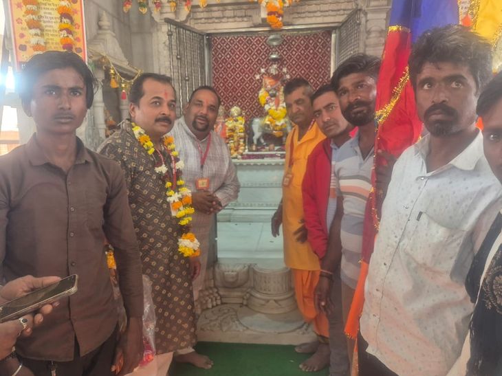 Religious program on the 14th anniversary of Ramdev temple in Sojat ...