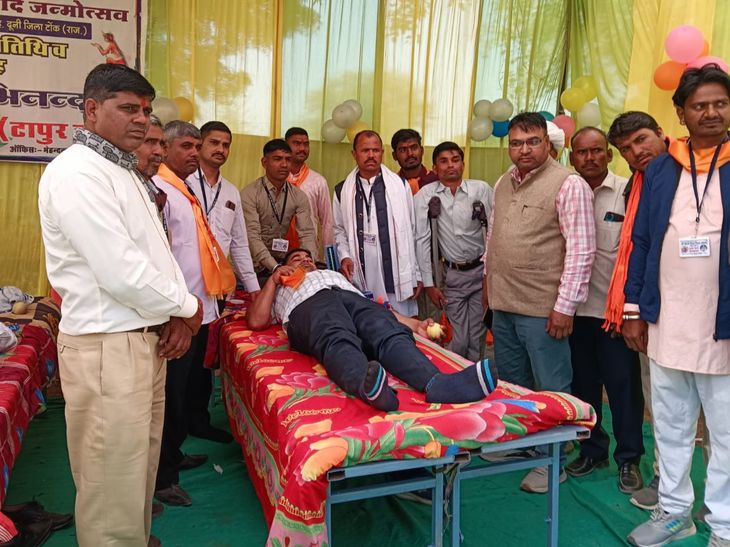 Blood donation camp organized on the occasion of Maa Shriyade's birth ...