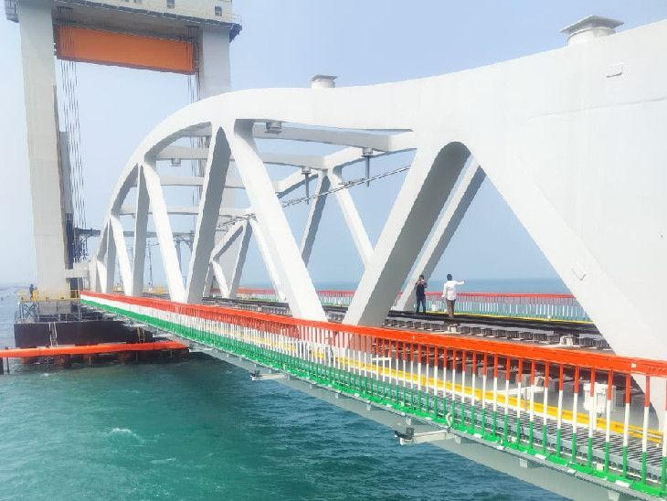 Pamban Bridge: India's first vertical lift rail bridge