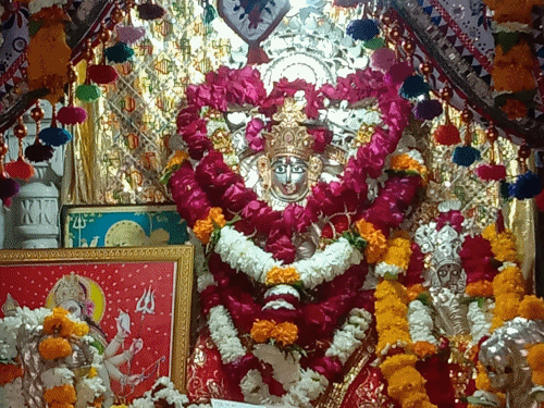 On Basant Panchami, devotees gathered in Mundara Chamunda Mata Mandir ...