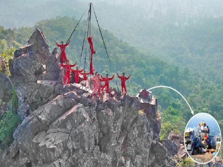 10 children performed stunts at a height of 3000 feet where there is no ...
