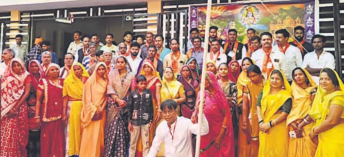 Prajapati Samaj celebrated the birth anniversary of Kuldevi Shriyade ...