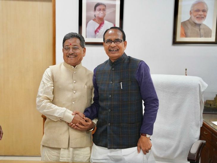 Former minister Prem Singh Patel met Shivraj | पूर्व मंत्री प्रेम सिंह पटेल ने शिवराज से की ...