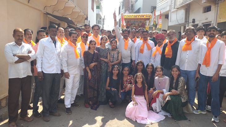 Procession taken out on the birth anniversary of Lord Devnarayan ...