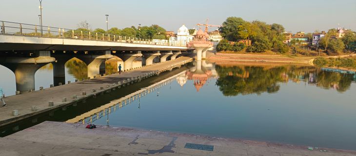 The flow of the Sunar river broke down, irrigation with water was banned