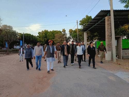 Governor's visit to Marwar Mundwa | राज्यपाल का मारवाड़ मूंडवा का दौरा ...