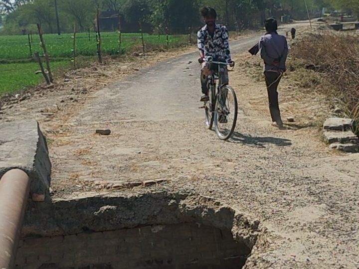 Danger from broken culvert in Sudamapur