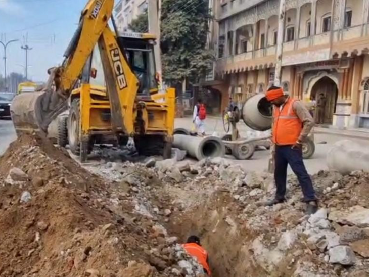 Sirsa City Water drainage Project start Municipal Corporation