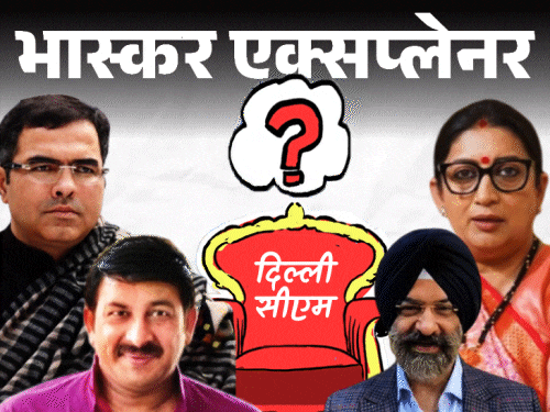 Delhi BJP CM Face; Parvesh Verma Smriti Irani | Manoj Tiwari | दिल्ली CM की रेस में सबसे आगे ...