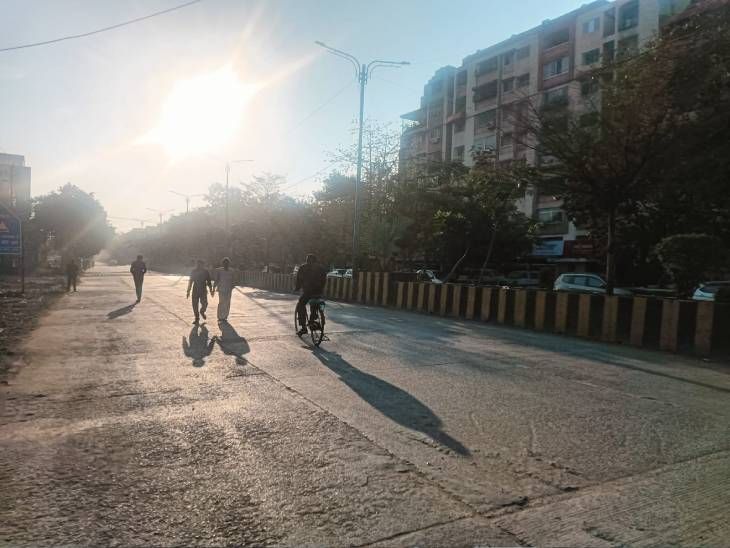 1 degree increase in day and night temperature in Indore