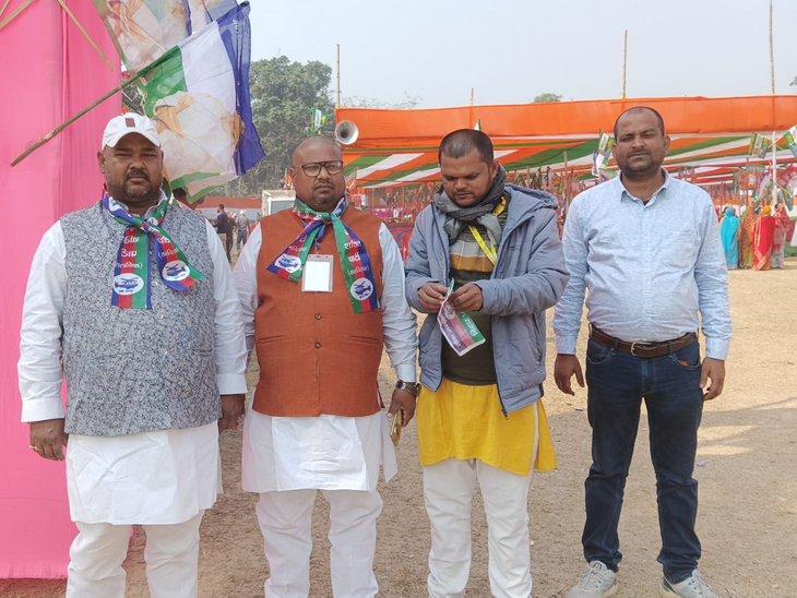 NDA workers conference at Pakharoni playground in Madhubani | मधुबनी के ...