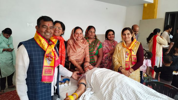 90 units of blood donated in Namdev Chhipa Samaj camp | नामदेव छीपा ...