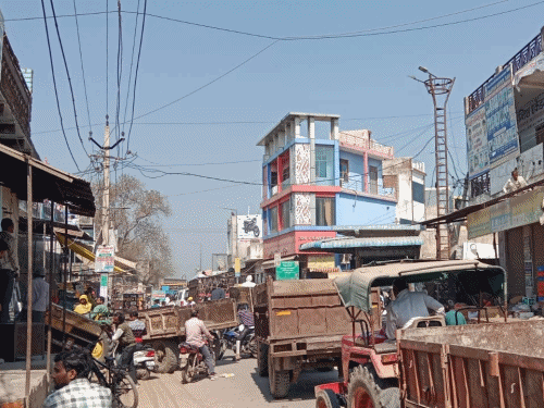 Encroachment removed for road construction in Tijara | तिजारा में सड़क ...