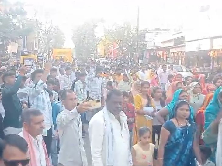 Procession on Saint Ravidas Jayanti in Khirkiya | खिरकिया में संत ...