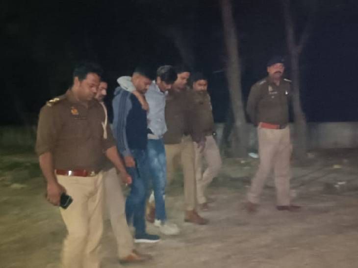 Noida police encounter with two criminals One shot in the leg, used to steal bikes from crowded ...