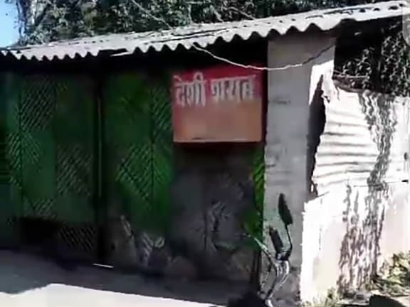 Dispute over illegal liquor shop near temple in Rahi