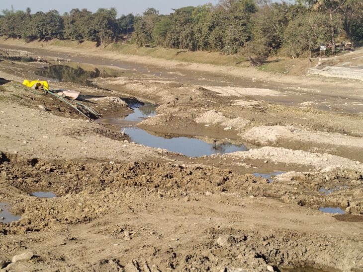 water of rampur dam did not reach the city | रामपुरा डैम का पानी शहर तक ...