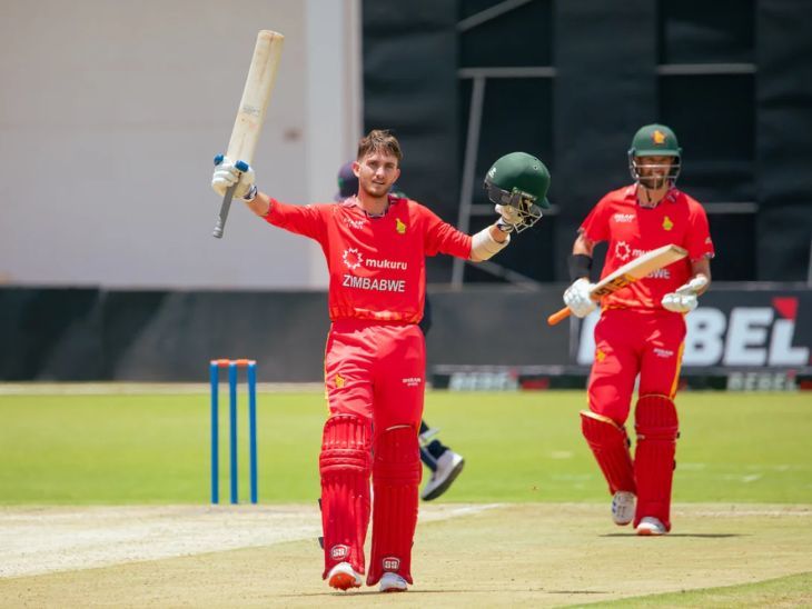 Zimbabwe beat Ireland by 49 runs in first ODI Brian Bennet | जिम्बाब्वे ...