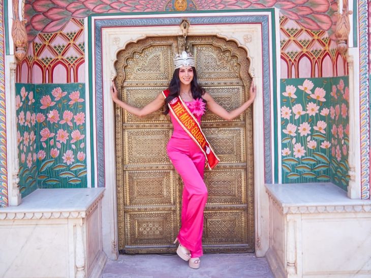 Miss Globe Diana Moreno visits Jaipur