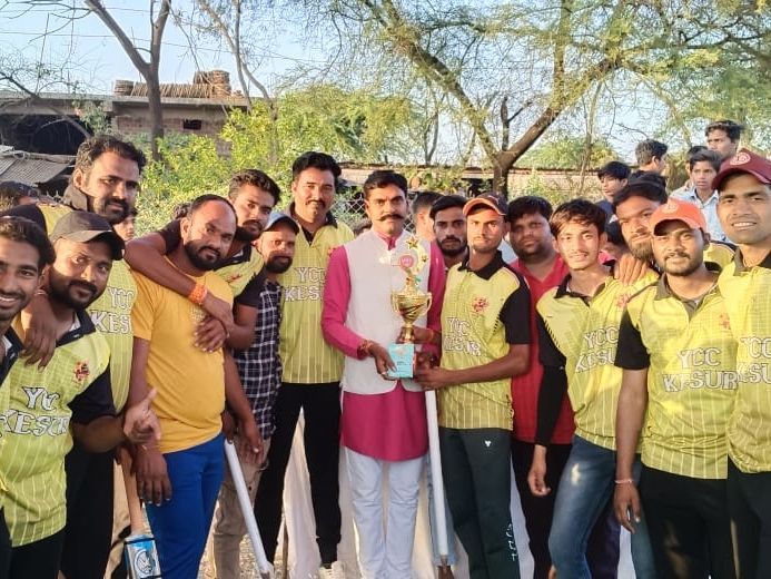 Kesur team victorious in rural cricket tournament
