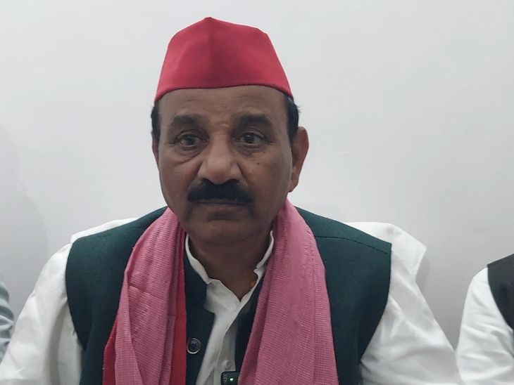 SP state president Shyam Lal reached Ghazipur