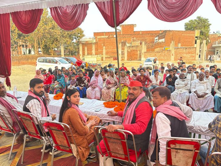 MP Priya Saroj welcomed in Kerakat
