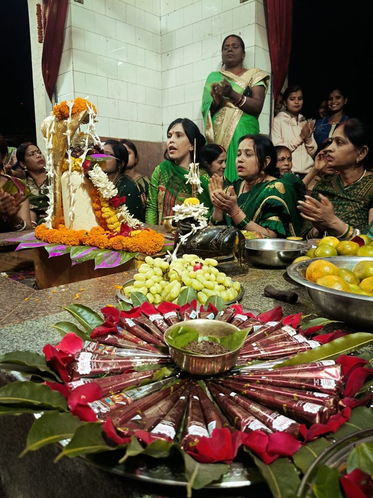Turmeric Ceremony at Aryapuri Panchdev Shiva Temple | आर्यपुरी पंचदेव ...