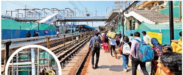 After March 15, there will be no entry of trains on platform number 2 ...